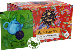Karma Kettle Matcha Mandarin Green Tea with Indian Matcha Powder ...