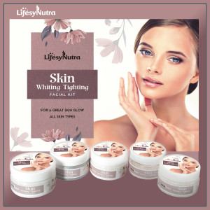 Lifesy Nutra Glow Professional Skin Whitening & Tightening Facial kit ...