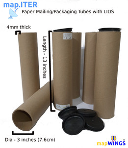 mapWINGS Paper Canister Paper Storing, Packaging and Shipping Maps ...