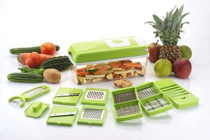 JAY MATAJI 12 in 1 Vegetable & Fruit Chopper, Multi Function, Salad ...