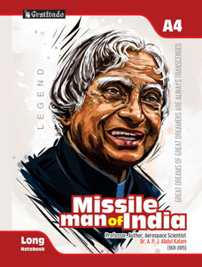 Gratitude HD-UV Matte Lamination with 95 Percent Brightness A4 Notebook ...