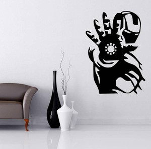 KICKWIX Iron Man wallstickers (Vinyl 70 cm x 50 cm) Price in India ...