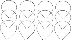 Uniqon (Set Of 12 Pcs) Premium (Plain) Broad Unisex Lightweight ...