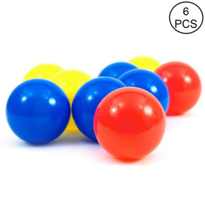 Komal Toys Big Plastic Balls for Kids (12cm) - Set of 6 Balls - Big ...