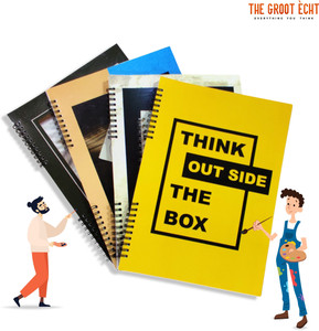 The Groot Echt TGE A4 Drawing Book/Sketch Book Combo Pack of 4 I A4 ...