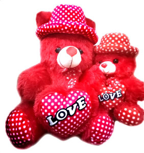 HM Teddy bear (MADE IN INDIA) RED in color beautiful look - 50 mm ...