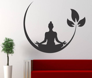 KICKWIX Yoga wall Stickers Vinyl ( 60 x 60 cm ) Price in India - Buy ...