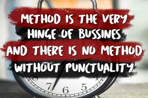 Punctuality Poster | Quotation for Room | Wall Décor | Wall Sticker ...