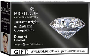 BIOTIQUE Bio Diamond Instant Bright & Radiant Complexion Facial Kit ...