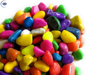 Nitishree Multi-color Stone 500 gm for Home, Garden and Aquarium Decor ...