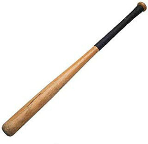 GANESH JI Wood Baseball Bat, Protective Equipment,Defense Tool Poplar ...