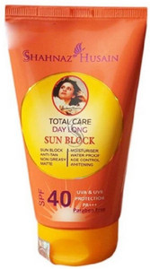 Shahnaz Husain Sunscreen - SPF 50 PA+++ Sun Block |UVA & UVB Protection ...