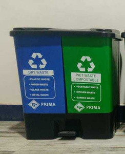 PRIMA PVT LTD TWIN DUST BIN Plastic Dustbin Price in India - Buy PRIMA ...