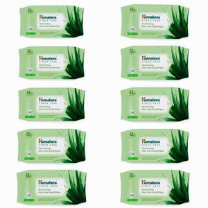 HIMALAYA HERBAL MOISTURIZING ALOE VERA FACIAL WIPES_PACK OF 10 - Price ...