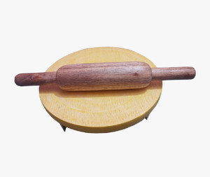 Paacchi Wooden Roti Roller/Chakla Belan/Rolling Pin Boad/Roti Maker ...
