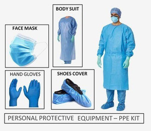 TeeDeeEss 65 GSM PPE KIT FULL SET WITH PANT Safety Jacket Price in ...
