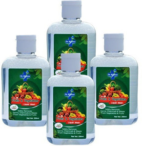 Dr Kleenz Fruit & Vegetable Liquid Wash, Safely Remove Germs, Chemicals ...