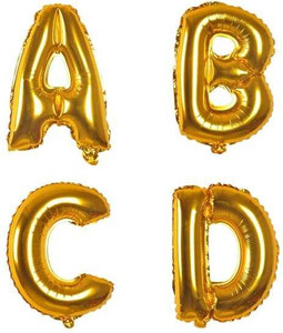 Flipkart.com | gorgeous moment Solid alphabet letter golden abcd for ...