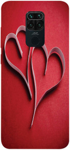 Everything. Back Cover for Xiaomi Redmi Note 9 ( Red Couple Heart Print ...