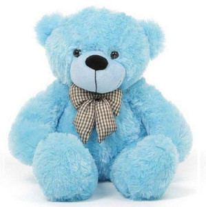 Crispy toys Blue Soft Toy for Kids Playing Teddy Bear in size 2 feet ...
