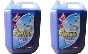 Active Toilet Cleaner 5ltr (Pack of 2) Lavender Liquid Toilet Cleaner ...