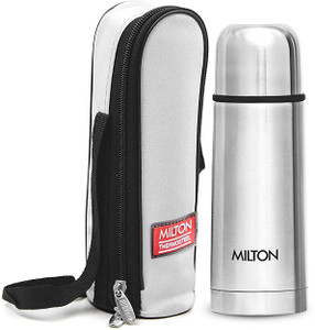 MILTON Hot and Cold Thermosteel Plain Lid 750 ml Steel Flask - Buy ...
