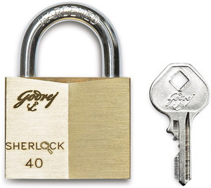 Godrej Locks Sherlock 40mm - 3 Keys Padlock - Buy Godrej Locks Sherlock ...