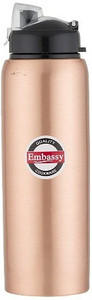 Embassy Premium Copper Water Bottle, Sipper 600 ml Copper Flask - Buy ...