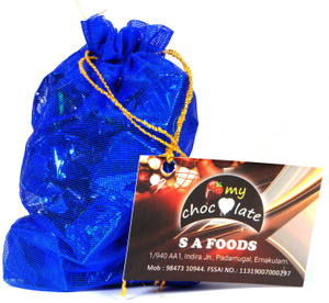 my chocolate Chocolate Gift Pouch Dark Blue Potli Net Bag with ...