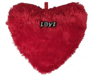 Uniqon (Size:30x26cm) Red Color (Heart Love Dil) Soft Fur Stuffed Toy ...