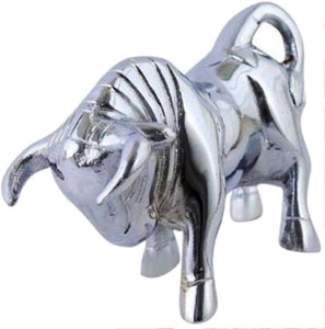 motards Silver Bull Mudgaurd Emblem For Bullet Royal Enfield Emblem ...