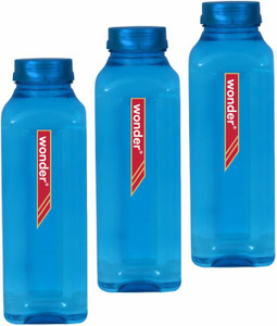 Wonder Atlanta Fridge Bottle Set, Blue Color, Set of 3 Bottles 600 ml ...