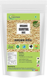 neotea Organic Kaikuthal Arisi and Brown Rice Red Boiled Rice (Medium ...
