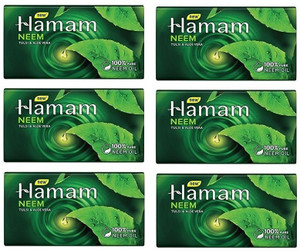 HAMAM Bath soap 100gm pack of 6 - Price in India, Buy HAMAM Bath soap ...