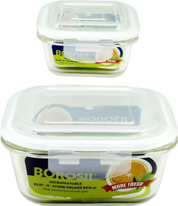 BOROSIL Glass Grocery Container - 800 ml, 320 ml Price in India - Buy ...