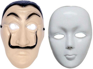 Style Mania Money Heist & Mime/Java Mask Party Mask Price in India ...