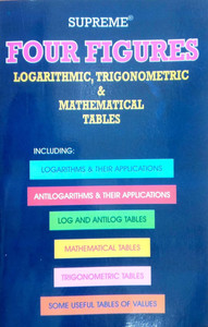 (Pack Of 3) SUPREME FOUR FIGURES LOGARITHIMIC, TRIGONOMETRIC ...