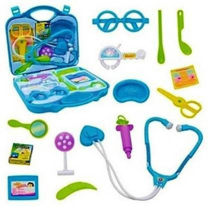 NV COLLECTION Dr. Dr. Children Doctor Kit with Medical Carry caser ...
