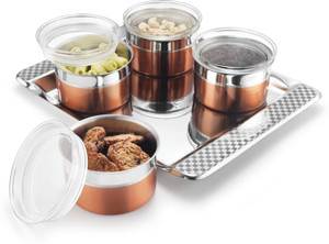 MATRIX cooper color coating Snack set Container, Tray Serving Set Price ...