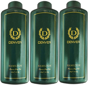 DENVER 3 HAMILTON PREMIUM BODY TALC (300GM) - Price in India, Buy ...