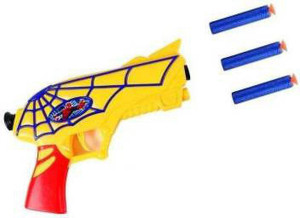 khilona bazar Spiderman Toy Gun With Soft Bullets Guns & Darts Guns ...