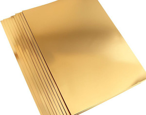 Flipkart.com | R H lifestyle MPG12 GOLD 10 pcs Metallic Craft Paper for ...