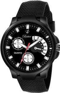 BRITEX Mesh Strap Chronograph Pattern Stylish Water Resistant Shock ...