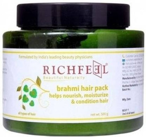 RICHFEEL Hair Pack Brahmi, 500g - Price in India, Buy RICHFEEL Hair ...