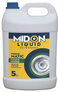 Midon Premium Matic Laundry Wash Liquid Detergent 5L | Best Use for ...
