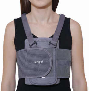Grip's Sternal Brace/Chest Belt/Support with Suspender (D 04) Large ...
