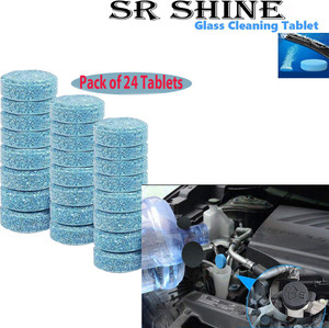 S R SHINE SR SHINE GLASS CLEANER CONCENTRATE TABLET PACK OF 24 PC ...