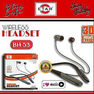 ETAR BH 53 EXTRA BSAA VIBRATE BLUETOOTH HEADPHONE PACK OF 1 Bluetooth ...