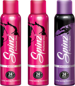 Spinz Deodorant Spray - For Women Pack of 3 Each 75ml Deodorant Spray ...