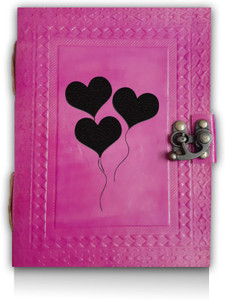 UNIQUE CRAFT & FABRICA Leather diary Notebook with pattern A5 Diary ...